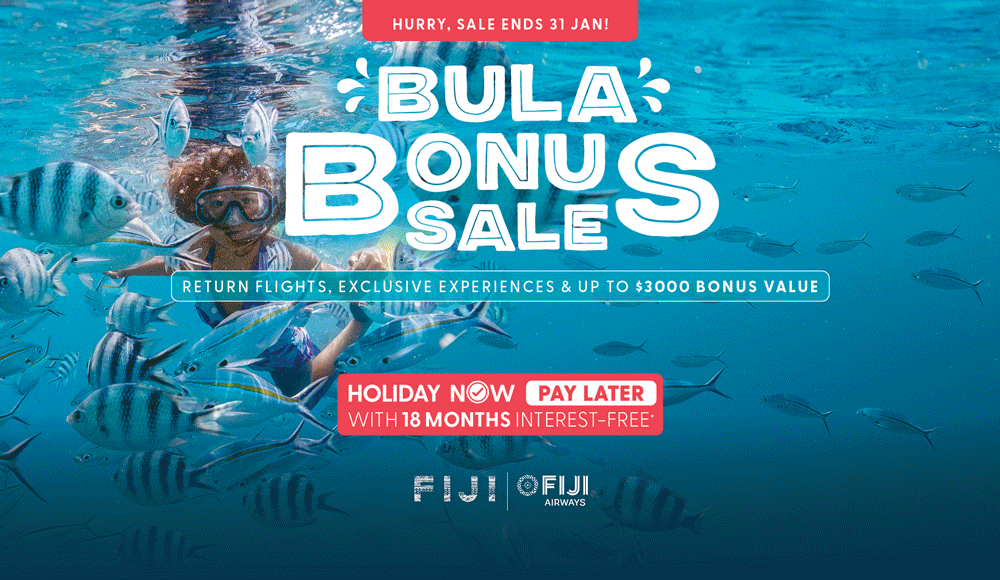 Bula Bonus Sale | Hot Fiji Deals, Holiday Packages & More - My Fiji